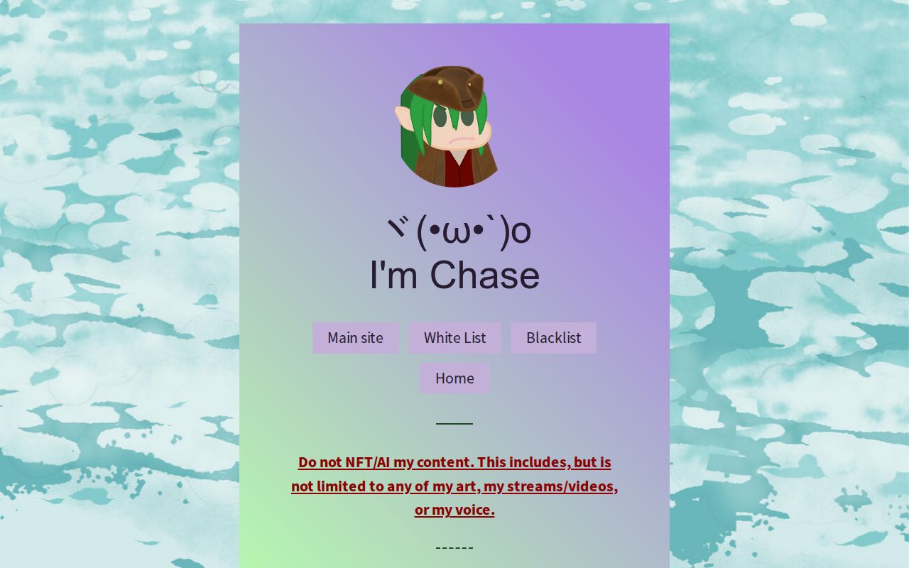 Chase's White and Black Lists